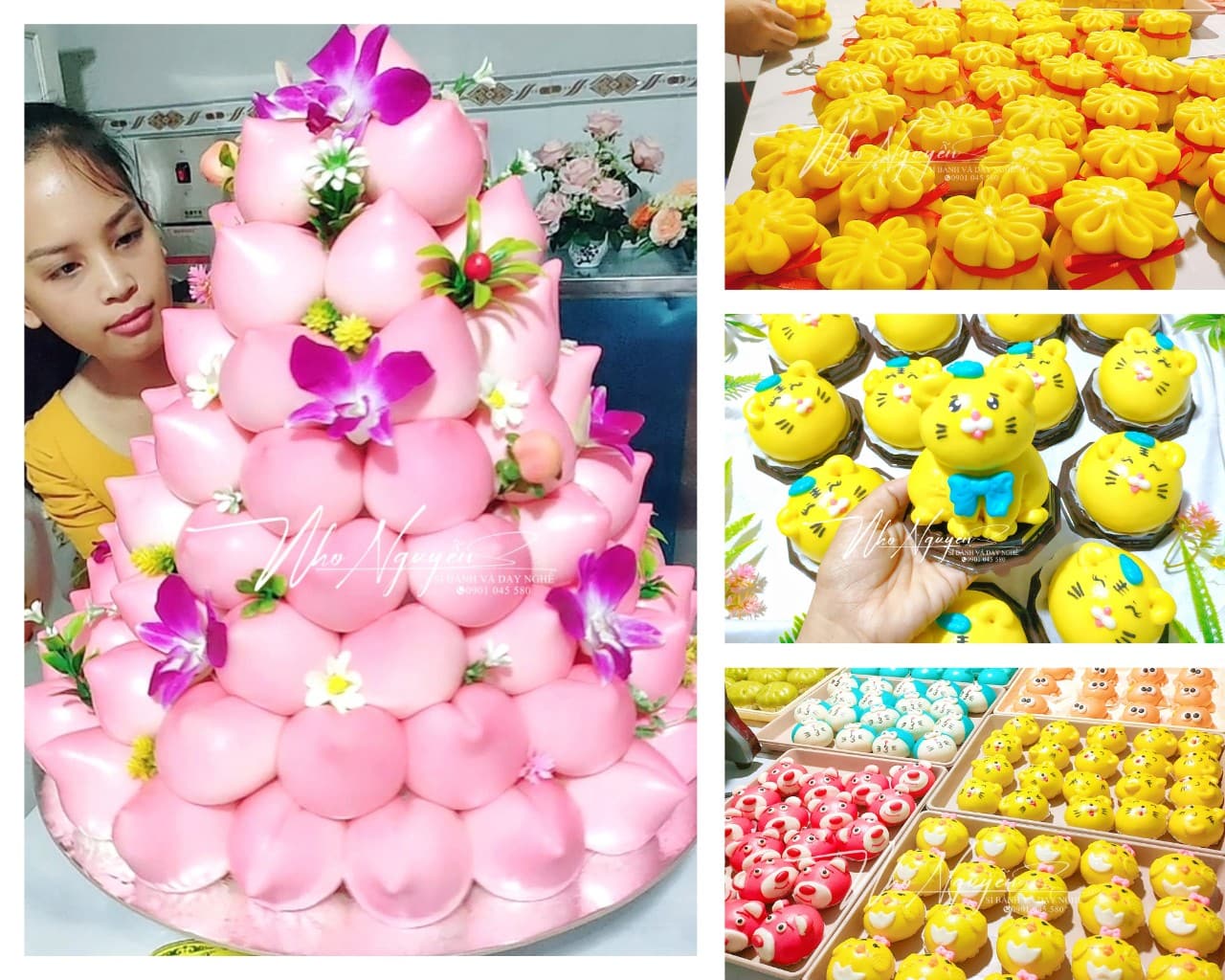 Nho Nguyễn - Đam mê và sáng tạo trong nghề làm bánh bao tạo hình và mâm ...