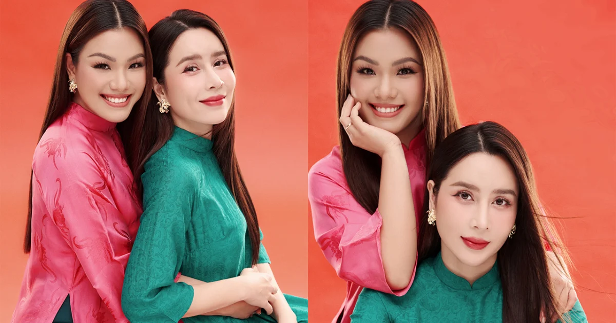 "Hội mẹ bỉm sữa" Lưu Hương Giang - Phương Vy thướt tha trong concept áo dài Tết - tapchidoanhnhan24h